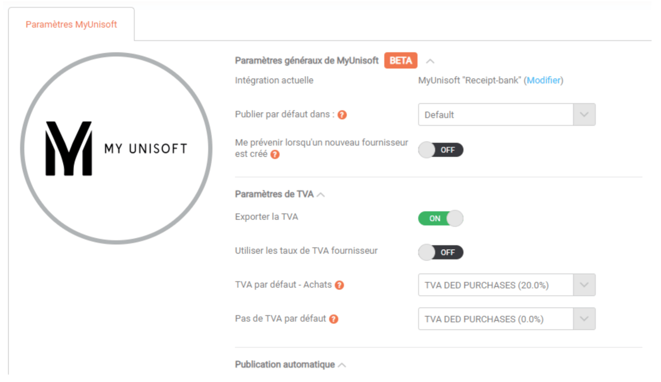 Comment connecter Dext à MyUnisoft Production Comptable et Fiscale