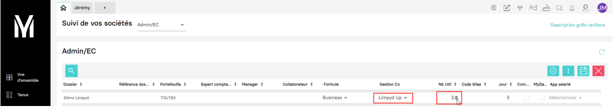 Comment activer une formule Limpyd sur un dossier MyUnisoft